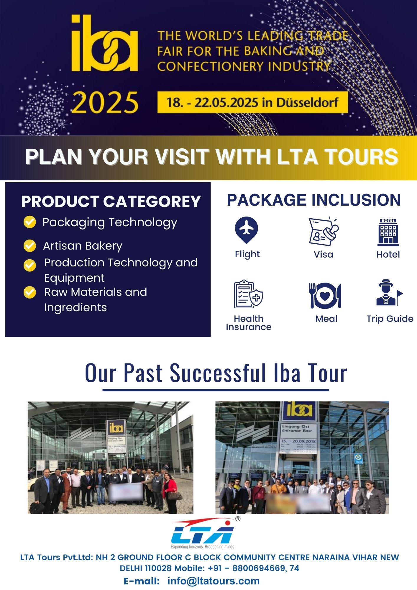 IBA Dusseldorf 2025 Trade Fair Package | LTA Tours